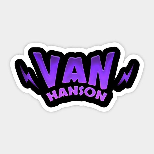 Van Hanson Channel Logo - Van Hanson - Sticker | TeePublic