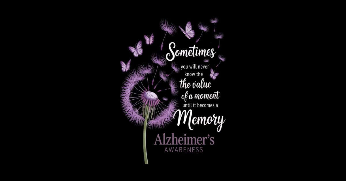 Alzheimer's Disease Awareness Dementia I Wear Purple - Alzheimers ...