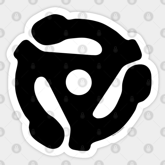 .45 RPM ADAPTER - 2.0 - 45 Adapter Turntables Deejay Dj Vinyl - Sticker ...
