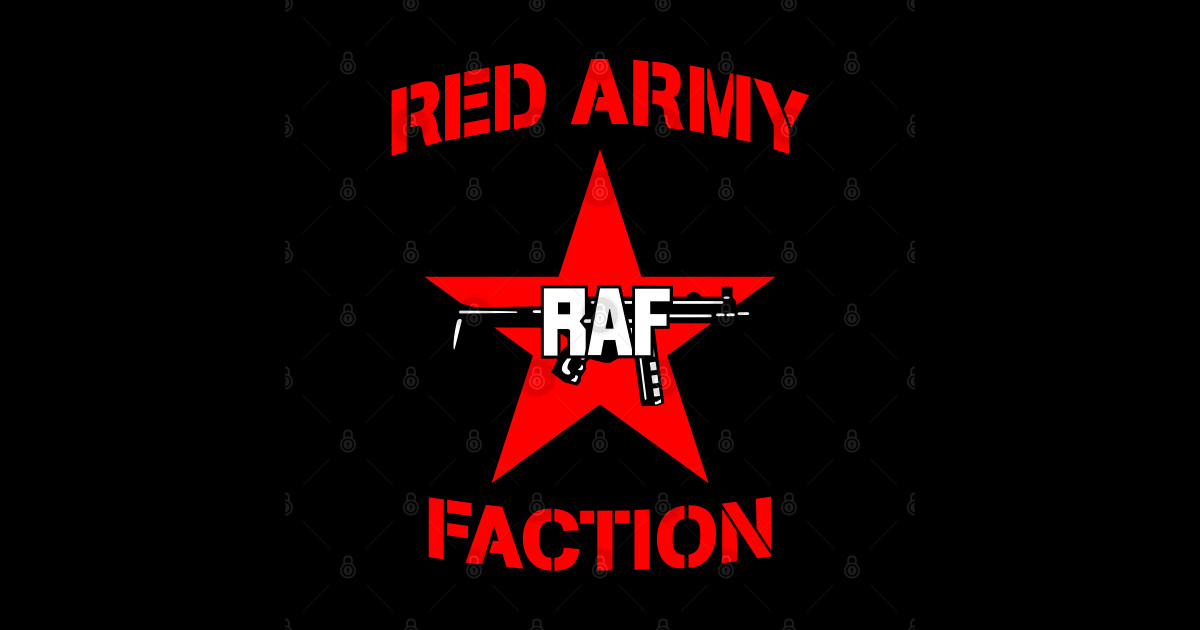 Mod.9 RAF Red Army Faction - Raf Red Army Faction - Sticker | TeePublic