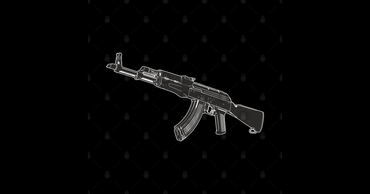 Kalashnikov AKM - Kalashnikov - Sticker | TeePublic