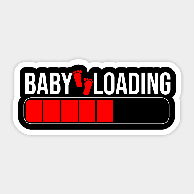 Baby loading - Pregnancy - Sticker | TeePublic