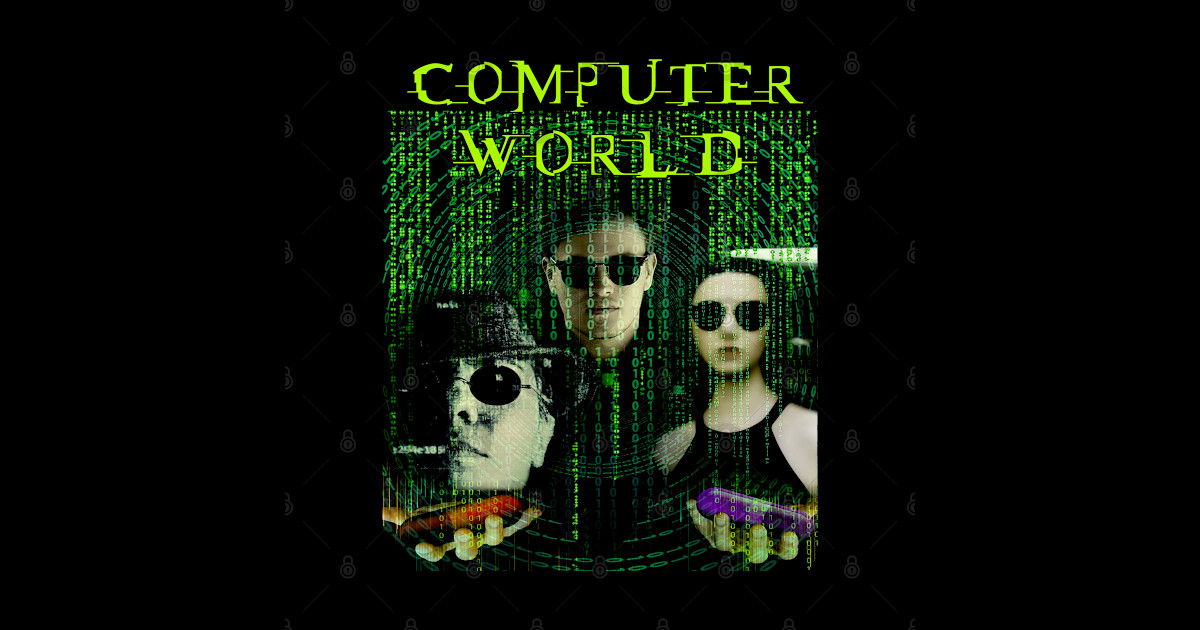 Computer World - y2k Movie Parody Funny Sci Fi Meme - Movies - Sticker ...