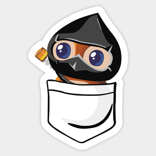 Ninja Pepe! - Ninja Bird - Sticker | TeePublic