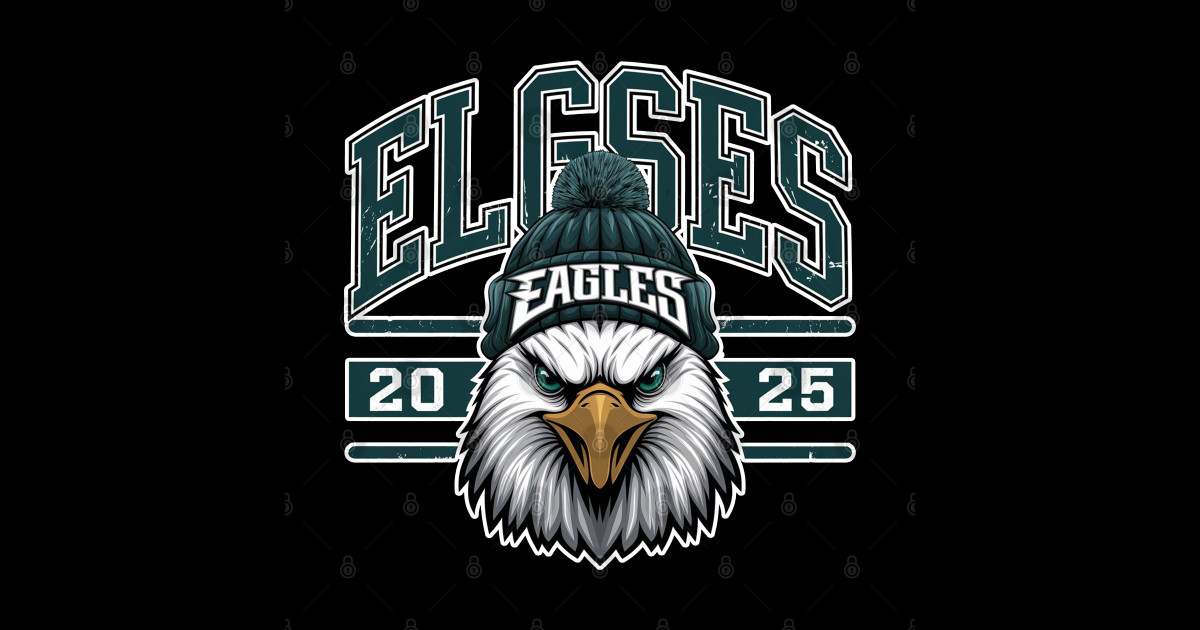 ELGSES EAGLES FLY EAGLES 2025 - Elgses - Sticker | TeePublic