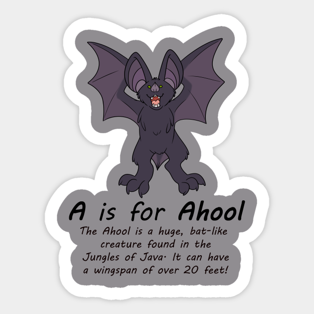 Ahool - Cryptid - Sticker | TeePublic