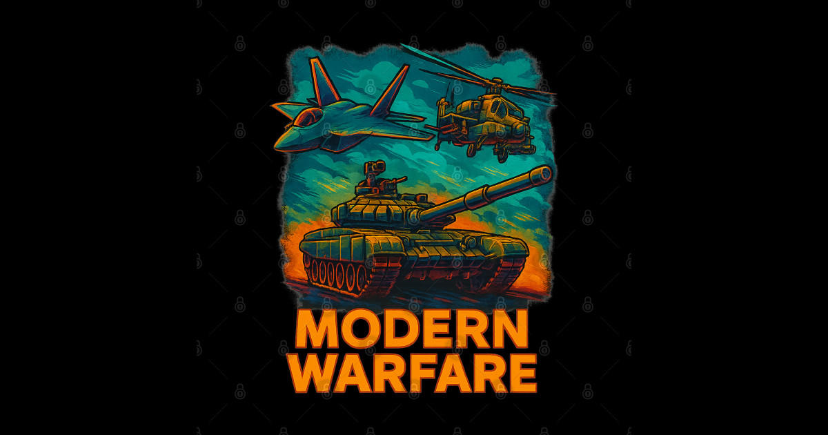 Warzone Grid – Modern Military Power - Warfare - Sticker | TeePublic