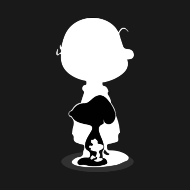 Snoopy Peanuts Shadow Silhouette - Peanuts Charlie Brown Funny ...
