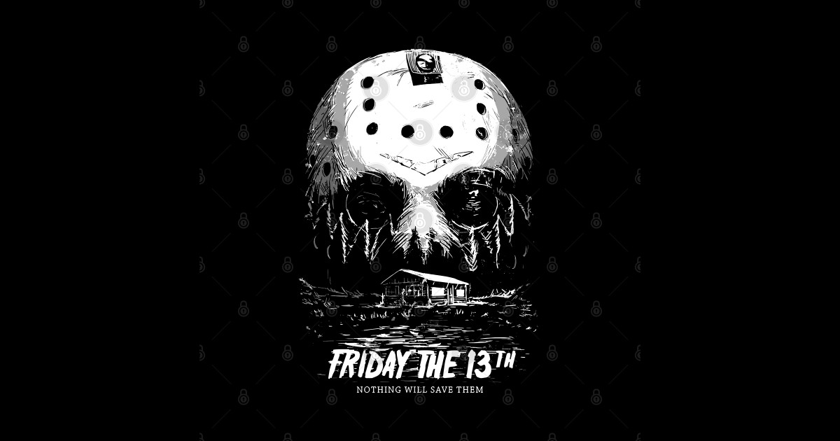 Friday the 13th movie poster - Friday The 13th - Sticker | TeePublic