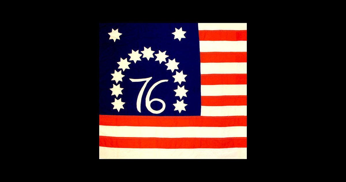 1976 bicentennial Flag - United States Bicentennial - Sticker | TeePublic
