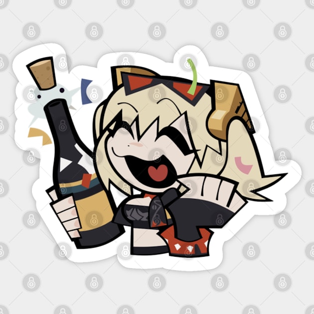 Zenless Zone Zero Burnice - Zenless Zone Zero - Sticker | TeePublic