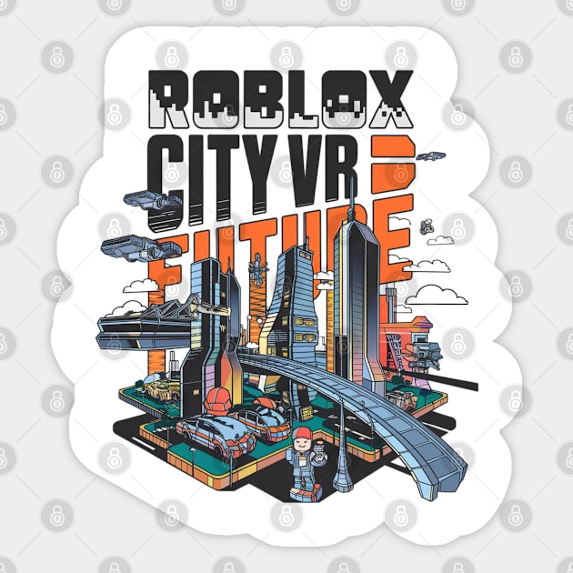 Roblox City - Kids - Roblox - Sticker | TeePublic