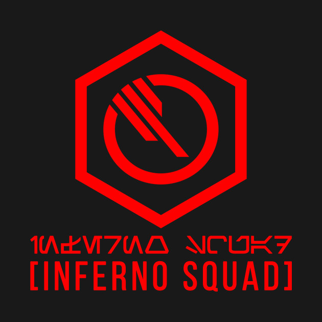 Inferno Squad Emblem 2 - Inferno Squad - T-Shirt | TeePublic