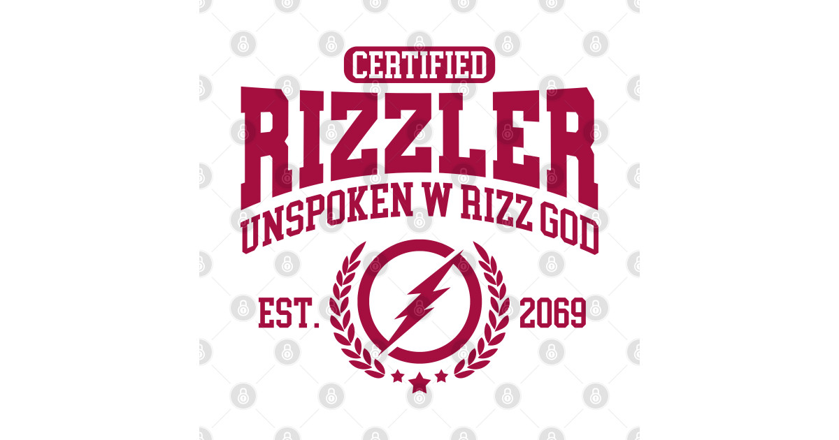 certified rizzler - Certified Rizzler - T-Shirt | TeePublic
