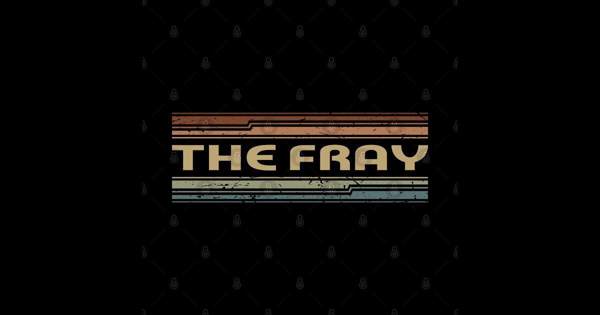 The Fray Retro Lines - Musician - Sticker | TeePublic