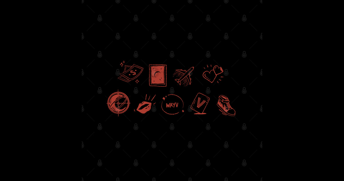 WayV icons ver. 2 - Wayv - Sticker | TeePublic