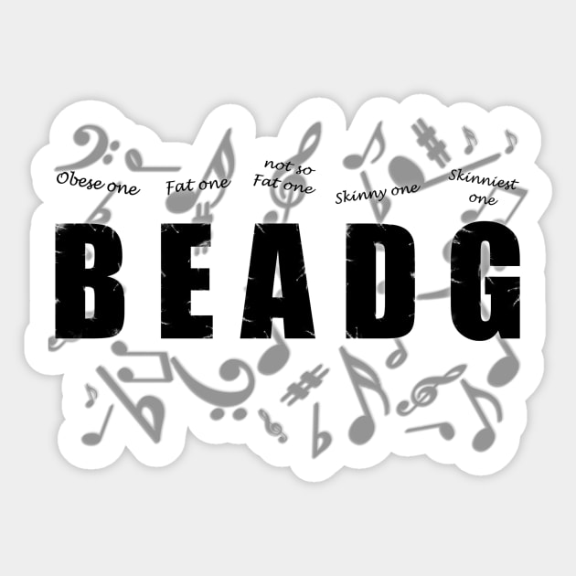 Bass Player - Bass - Sticker | TeePublic