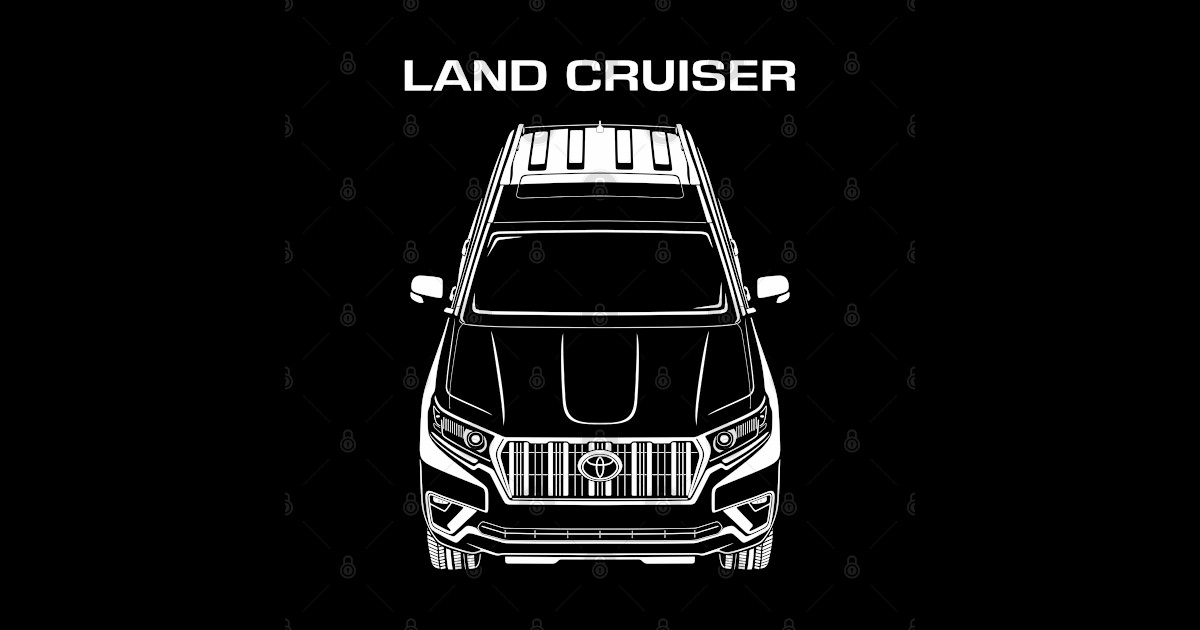 Land Cruiser Prado 2020-2022 - Toyota Prado - Sticker | TeePublic