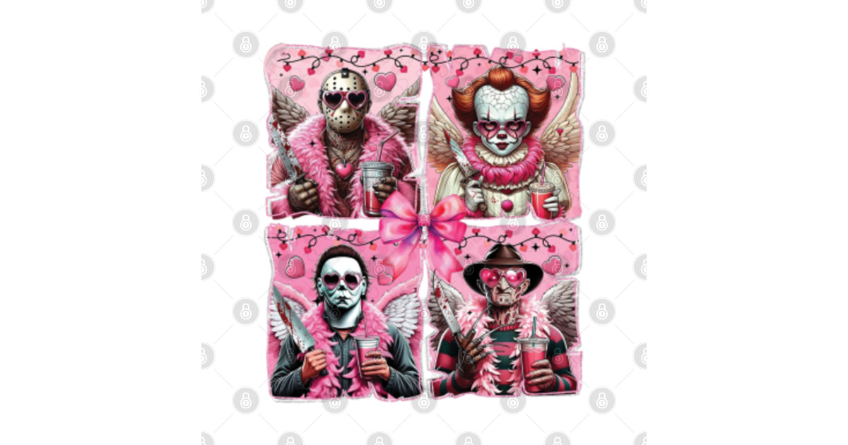 Horror Killer Valentine, Valentine Horror, Scary Movie Valentine, Retro ...