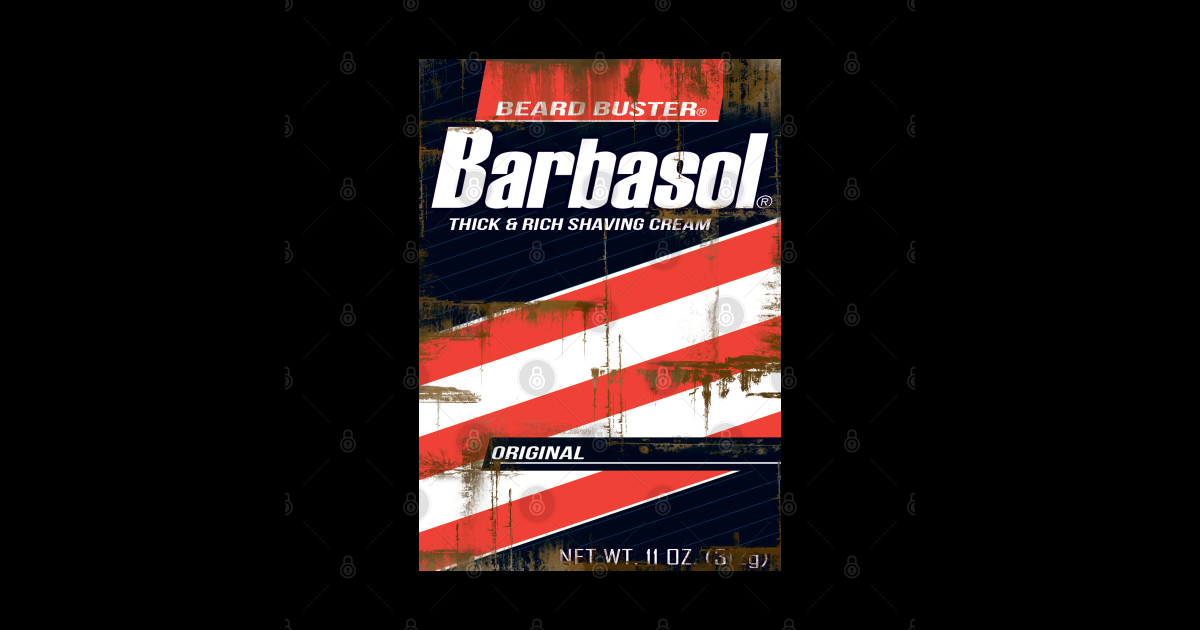 Barbasol Jurassic DNA Shave Cream - Jurassic Park - Sticker | TeePublic