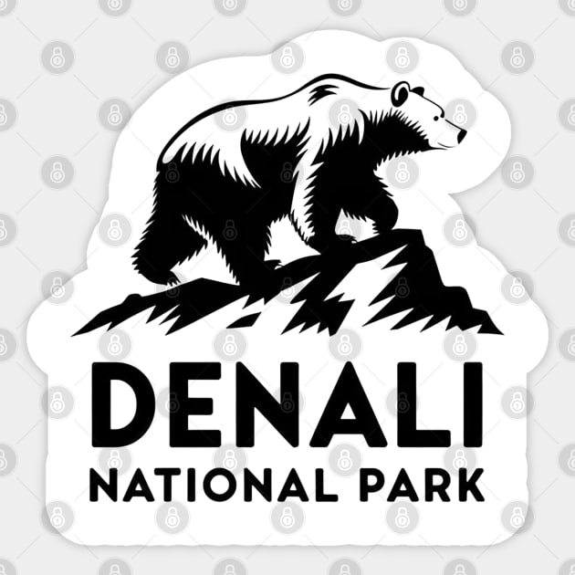 Denali National Park - Mount Denali - Sticker | TeePublic