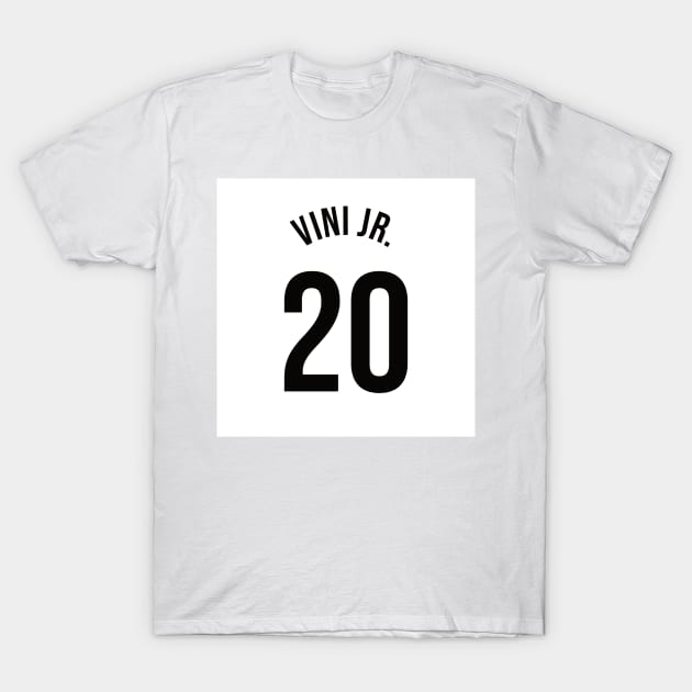 Vini Jr 20 Home Kit - 22/23 Season - Vinicius Junior - T-Shirt | TeePublic
