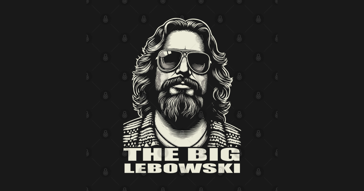 The Big Lebowski // Vintage Original Fan Art - The Big Lebowski - T ...