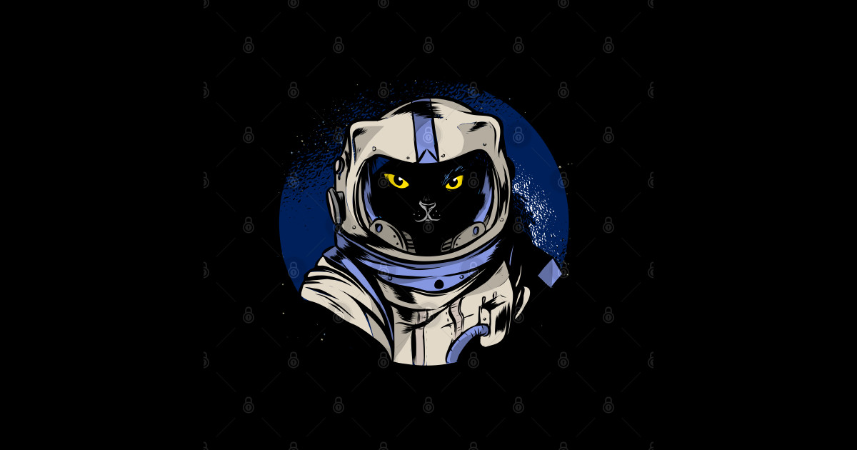 funny cat – Astrocat – Curiosity - Funny Cat - Posters and Art Prints ...