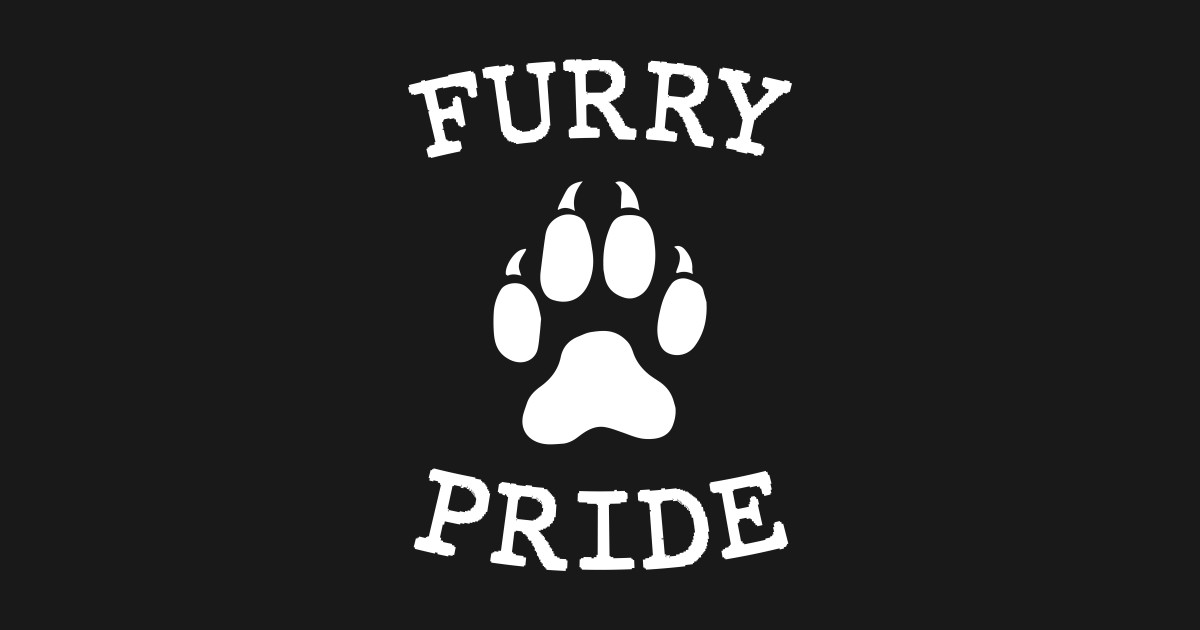 Furry Pride Paw Print Funny Cute - Furry Fandom - Posters and Art ...