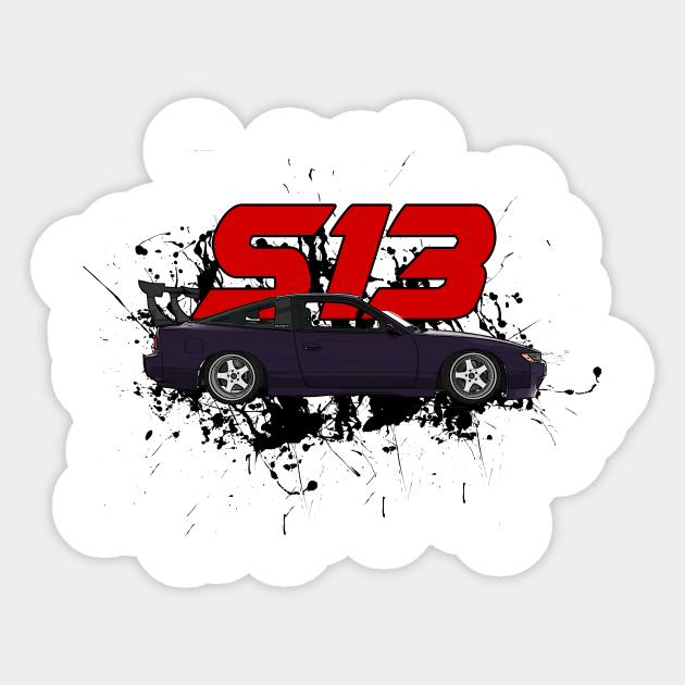 Nissan Silvia s13 - Silvia S13 - Sticker | TeePublic