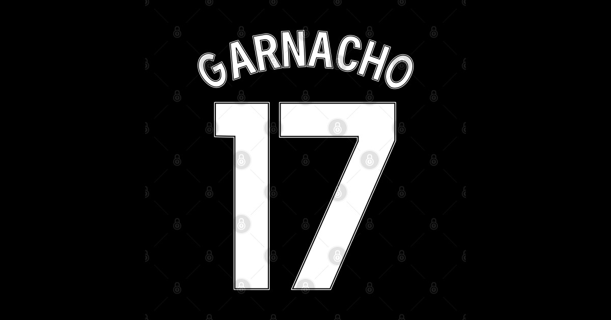 Garnacho Football Shirt - Garnacho - Posters and Art Prints | TeePublic