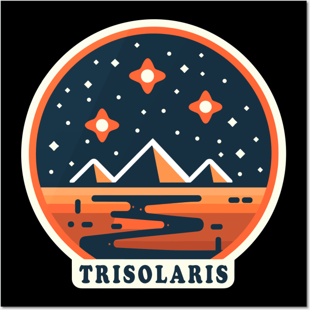 Trisolaris fanlogo - 3 Body Problem - Posters and Art Prints | TeePublic