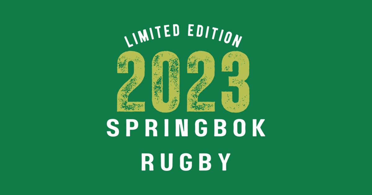 Limited Edition Springbok Rugby - South African Rugby - T-Shirt | TeePublic