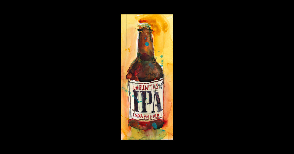 IPA Beer Art - Art Collectibles - Sticker | TeePublic