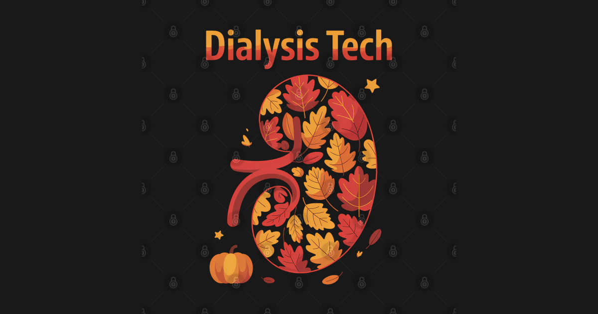 Dialysis Tech Kidney Nephrology Nurse Fall Thanksgiving - Dialysis Tech ...
