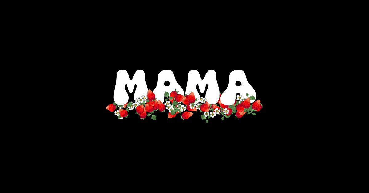 Berry Mama! - White Filled Text - Mothers Day - Mothers Day - Sticker ...