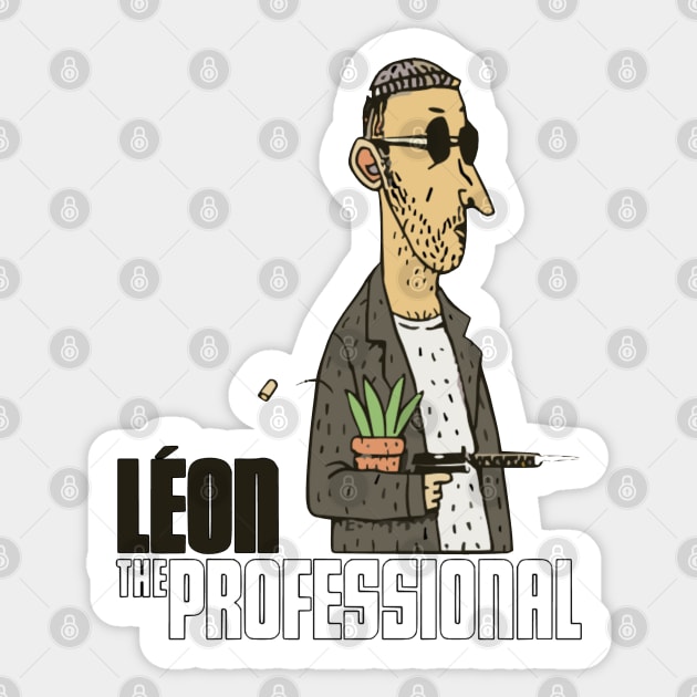 Leon the Professional - Leon - Sticker | TeePublic