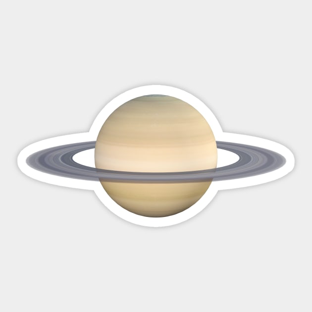 Planet saturn on transparent background - 3d Rendering - Sticker ...