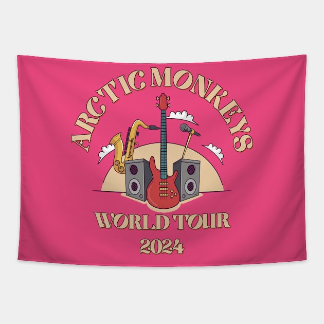 Arctic Monkeys World Tour 2024 - Tour - Tapestry | TeePublic