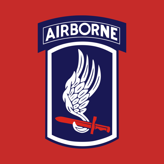 173rd Airborne (small logo) - Us Army Airborne - T-Shirt | TeePublic