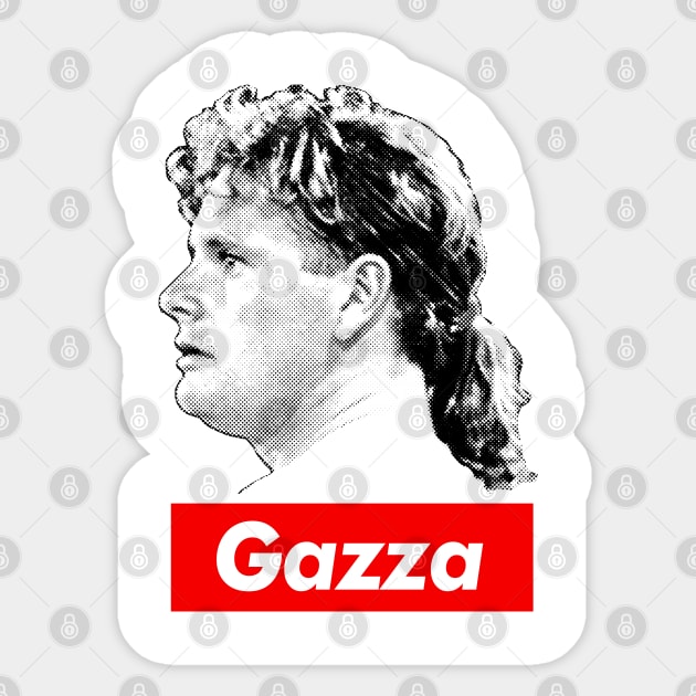 Gazza //// 90s Aesthetic Design - Gazza - Sticker | TeePublic