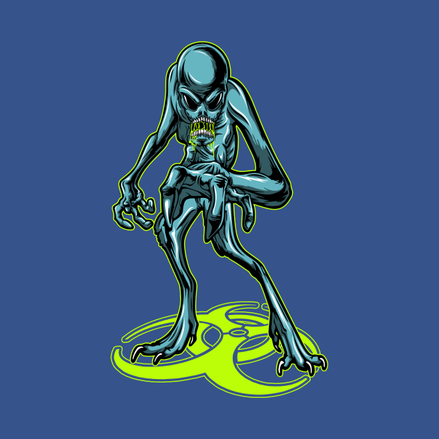 Alien Zombie Pandemic - Space - T-Shirt | TeePublic
