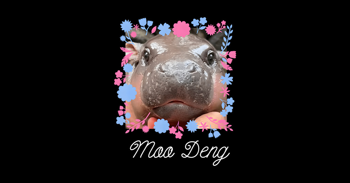 Moo Deng Bouncy Pig In Thai Picture The Cute Baby Hippo The Cute - Moo ...