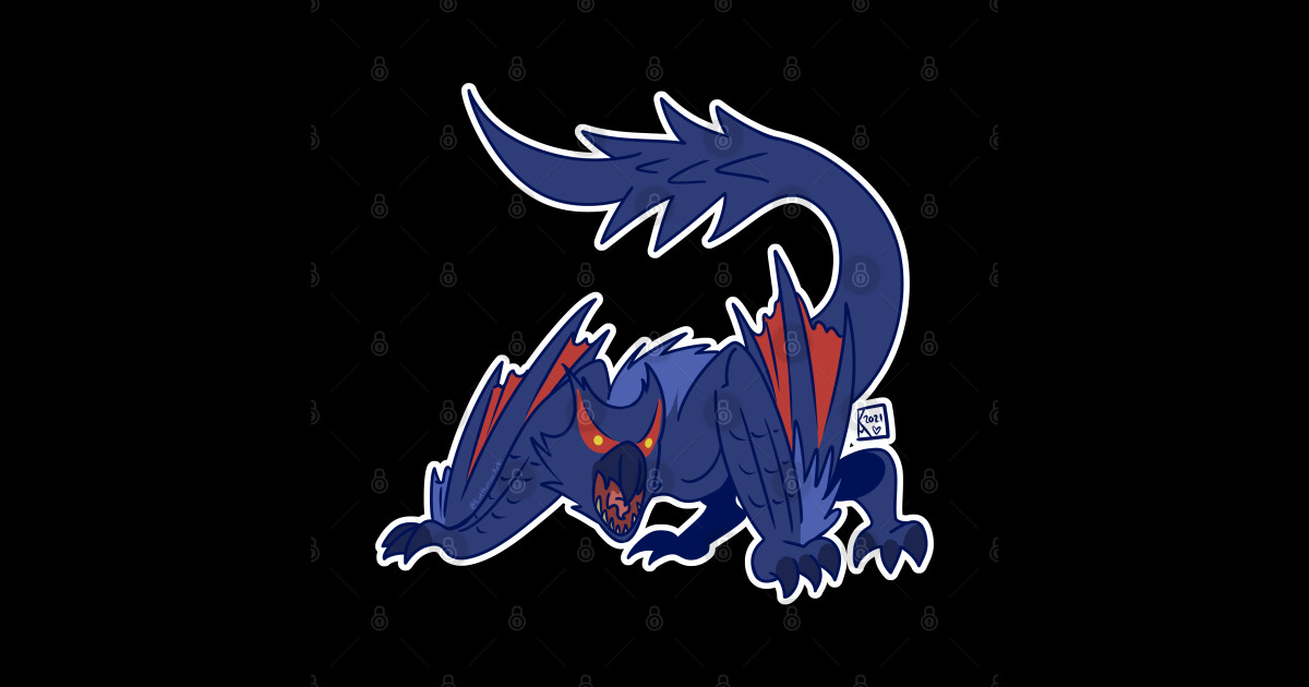 Nargacuga - Nargacuga - Sticker | TeePublic