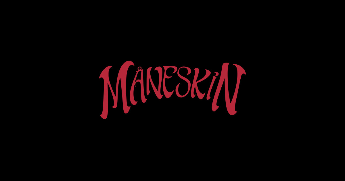 Maneskin in black heart - Maneskin In Black Heart - Sticker | TeePublic
