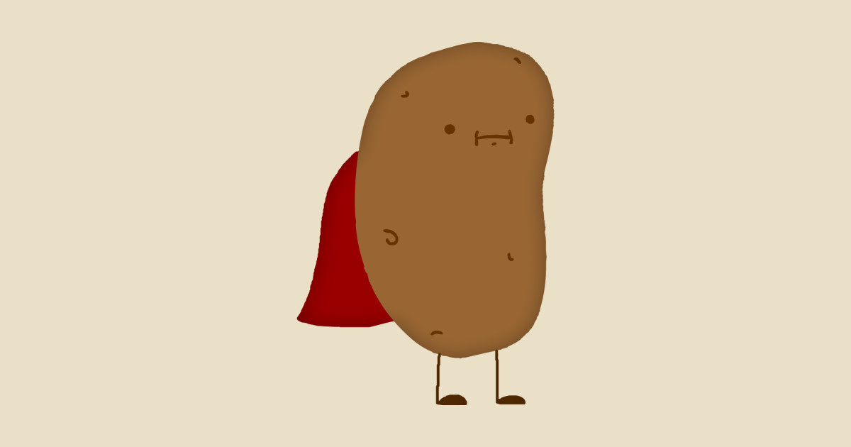 Potatoman! - Potatoman - Sticker | TeePublic