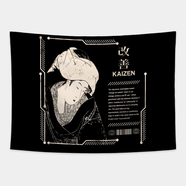 Kaizen Kanji Symbol Japanese Geisha Calligraphy Retro 80s Aesthetic 635 ...