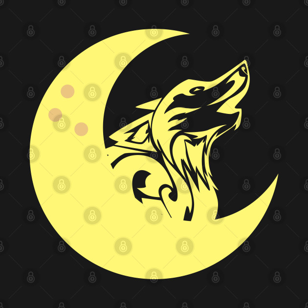 Wolf Moon Dog Werwolf Howling Creature Wild - Wolf Moon - T-Shirt sold by Edward Harris | SKU ...