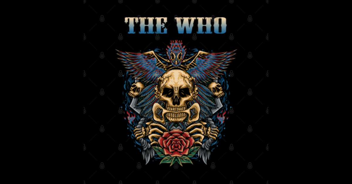 THE WHO BAND - The Who Band - Sticker | TeePublic