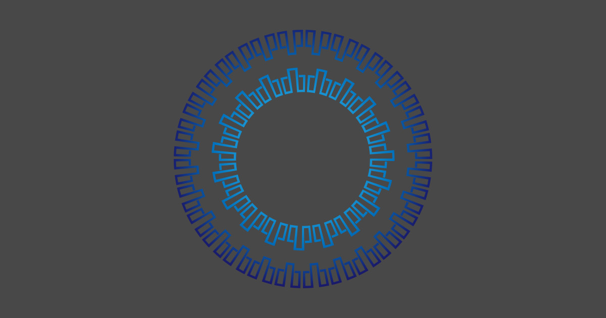 Runa in shades of blue - Runes - T-Shirt | TeePublic